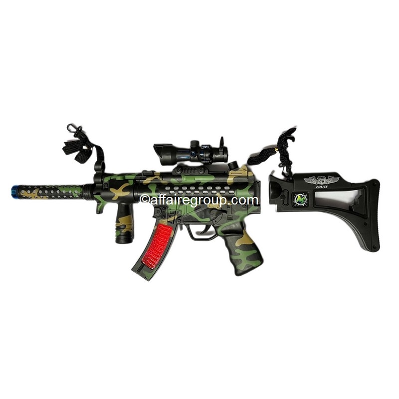 Wholesaler and supplier of cheap lighted assault rifle with sound effects